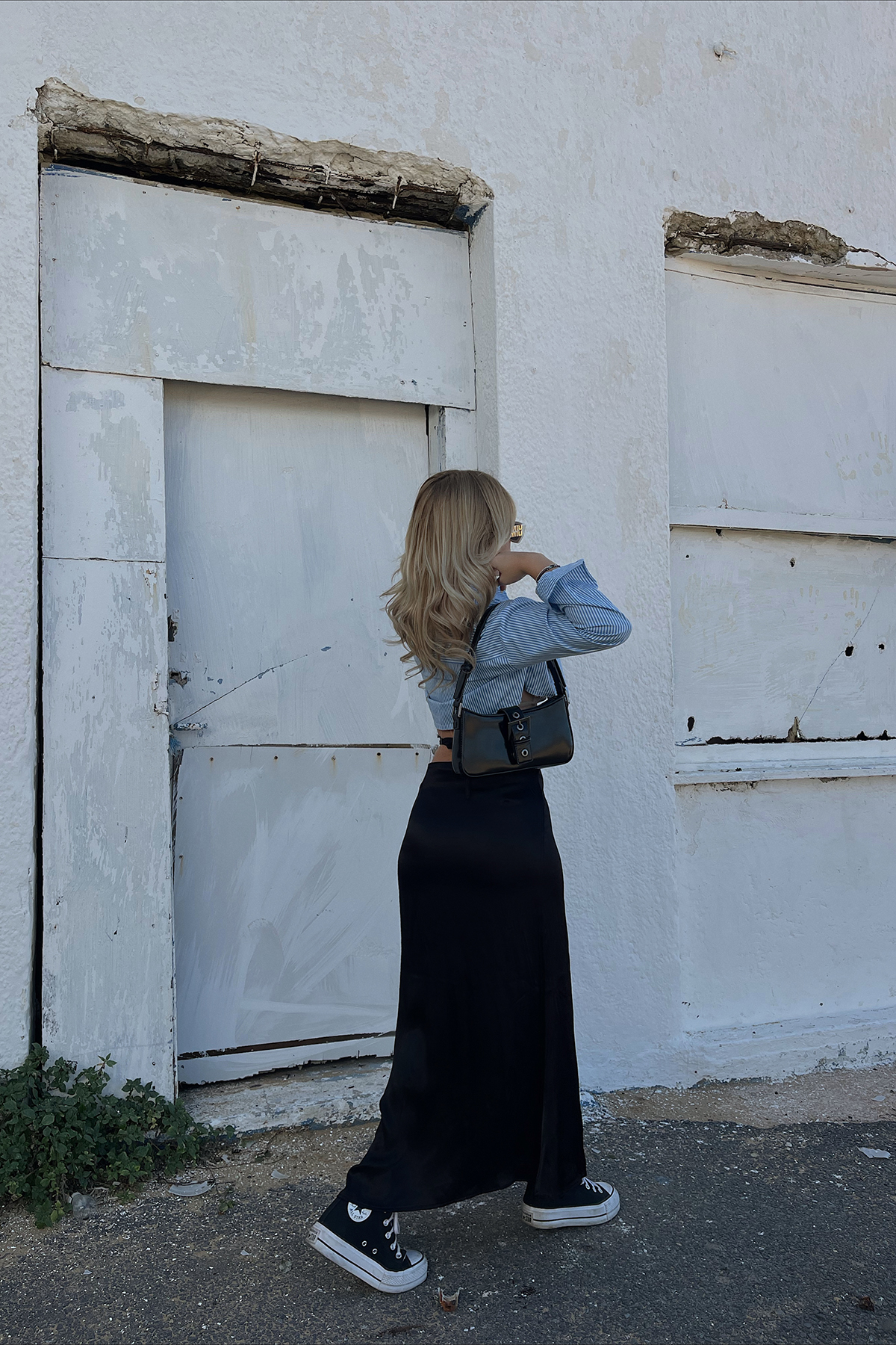 Lilsi Siyah Saten Uzun Etek Ate2007 Eyyo